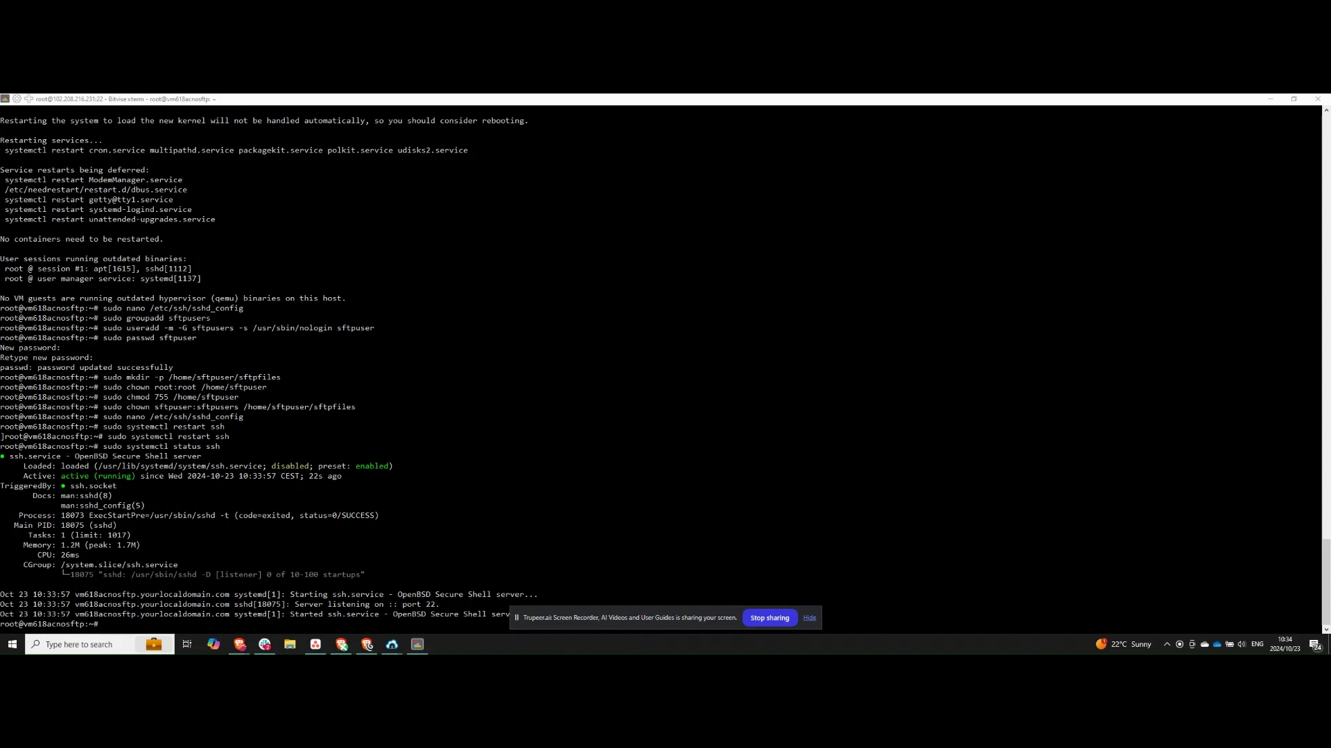 How to Set Up SFTP Server on Ubuntu 22.04
