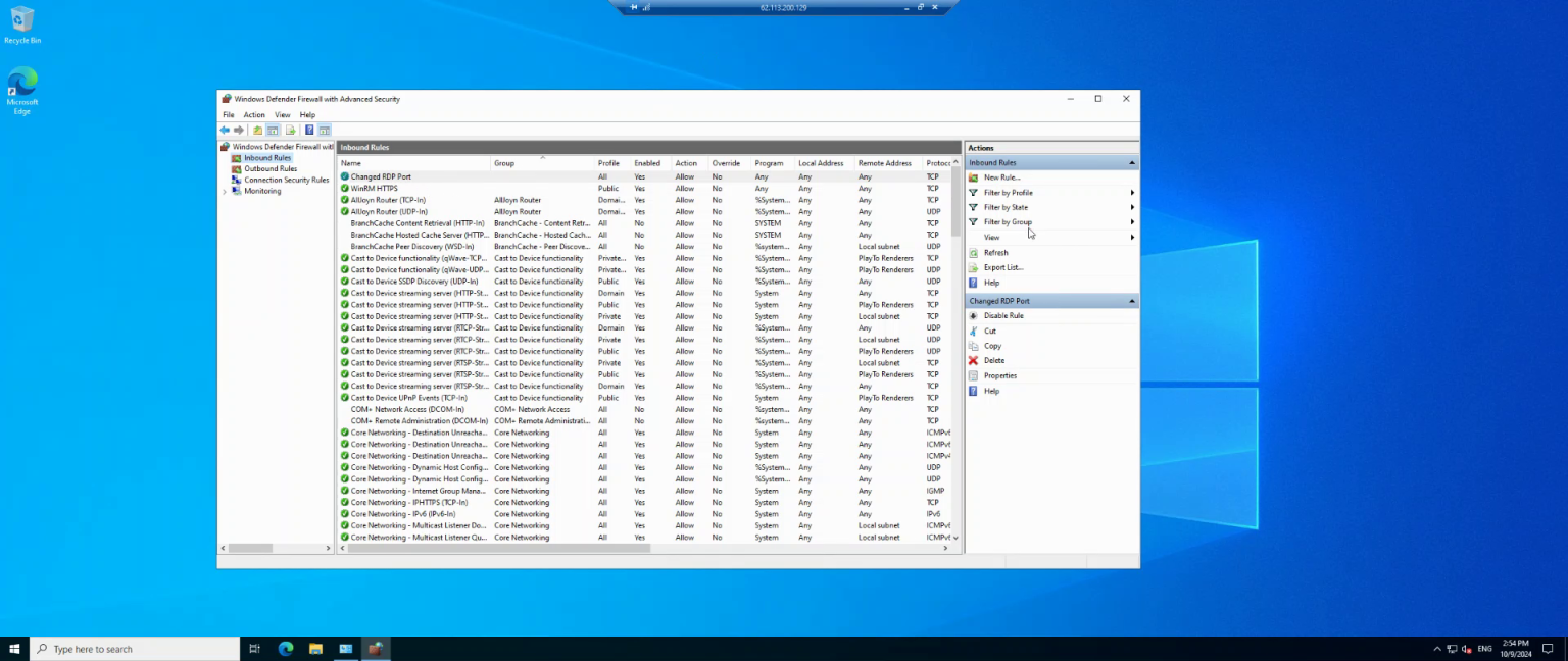 How to Change the RDP Port on Windows Server 2016/2019/2022 - VX